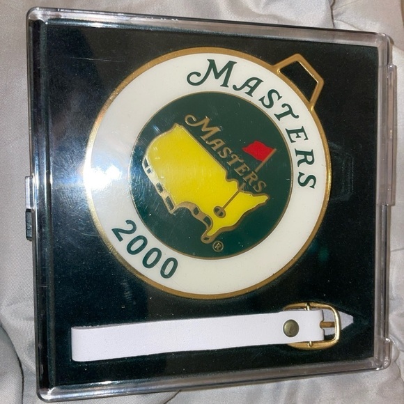 Masters | Other | 200 Masters Tournament Metal Golf Bag Tag Augusta ...